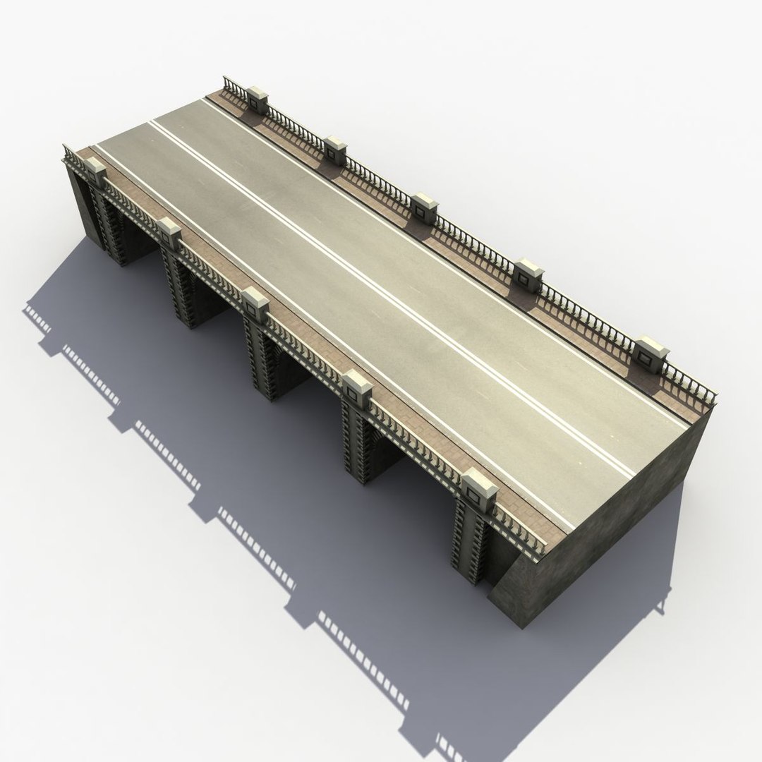 3d Bridges Modeled Model