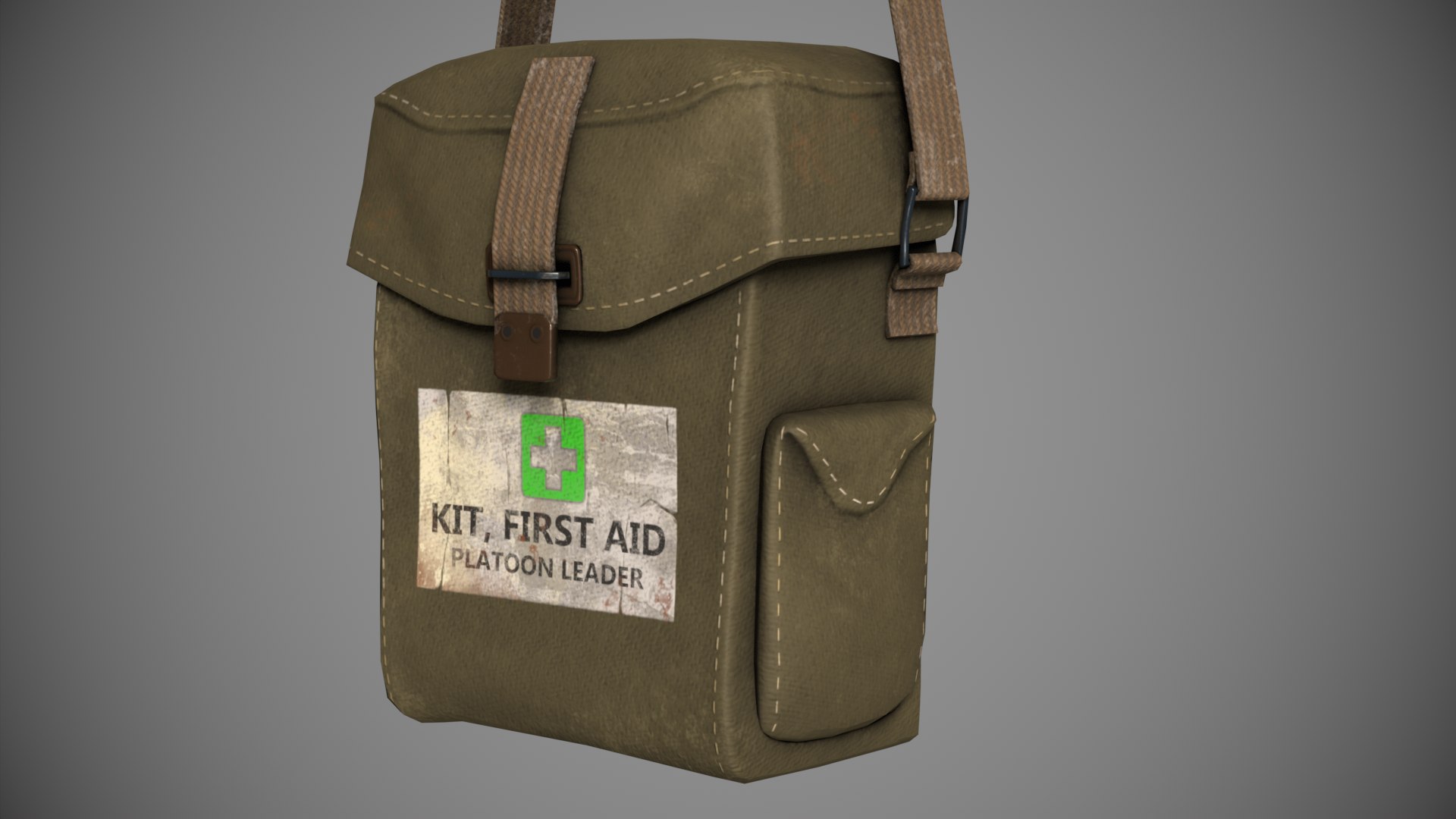 WWII First Aid Kit 3D - TurboSquid 2022324