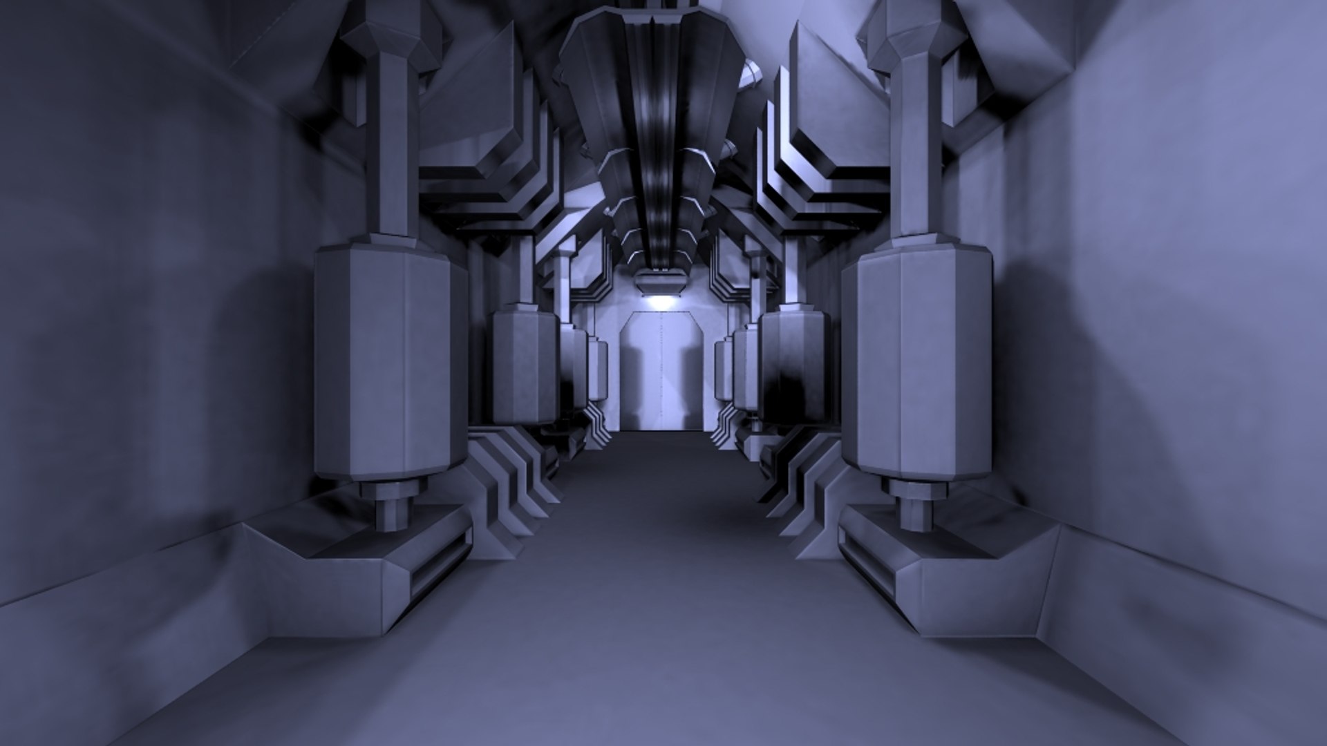 3ds Max Science Fiction Level