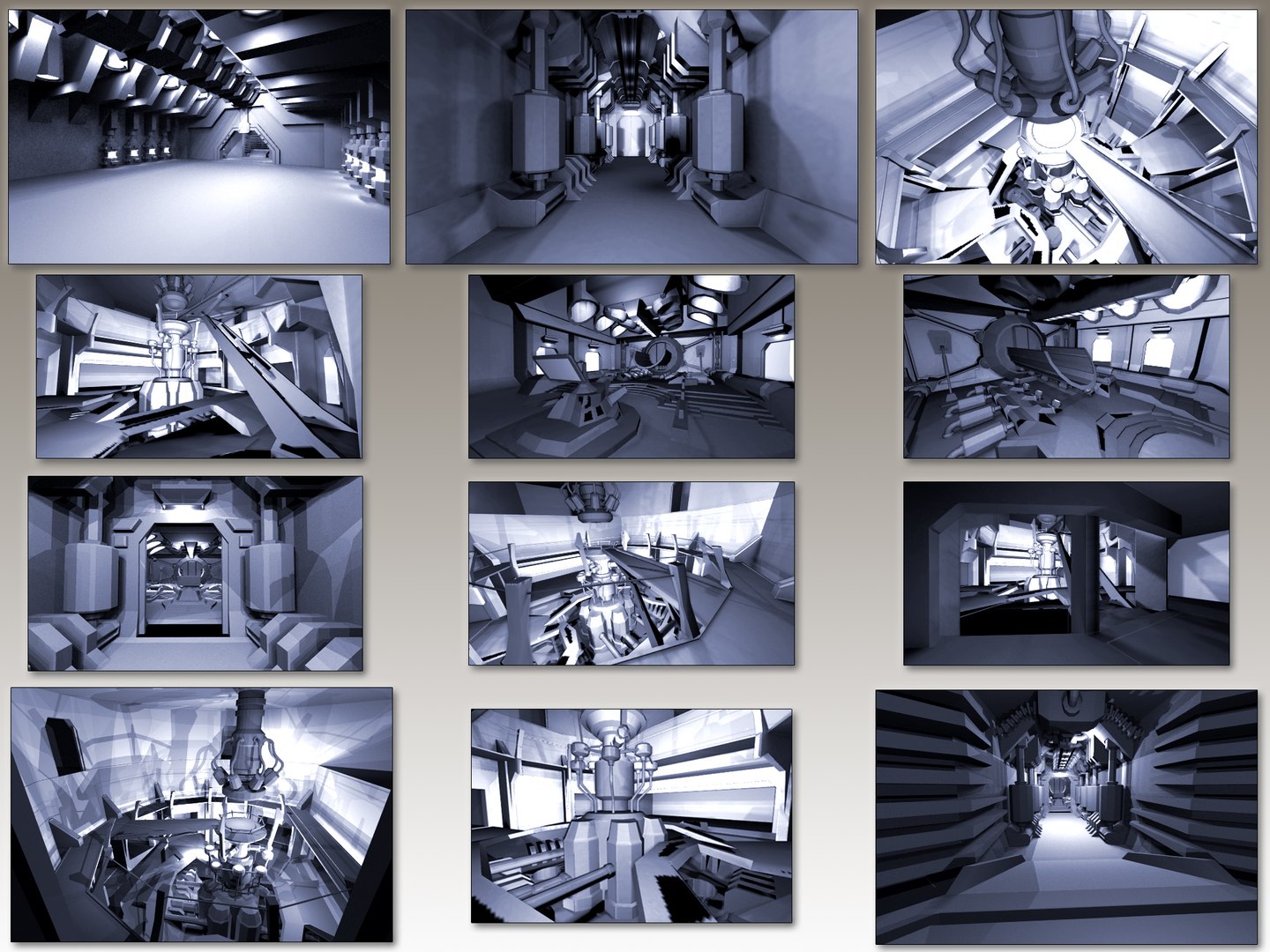 3ds Max Science Fiction Level