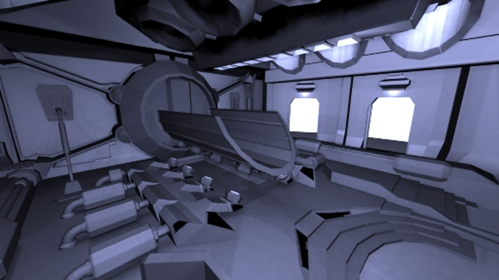 3ds Max Science Fiction Level