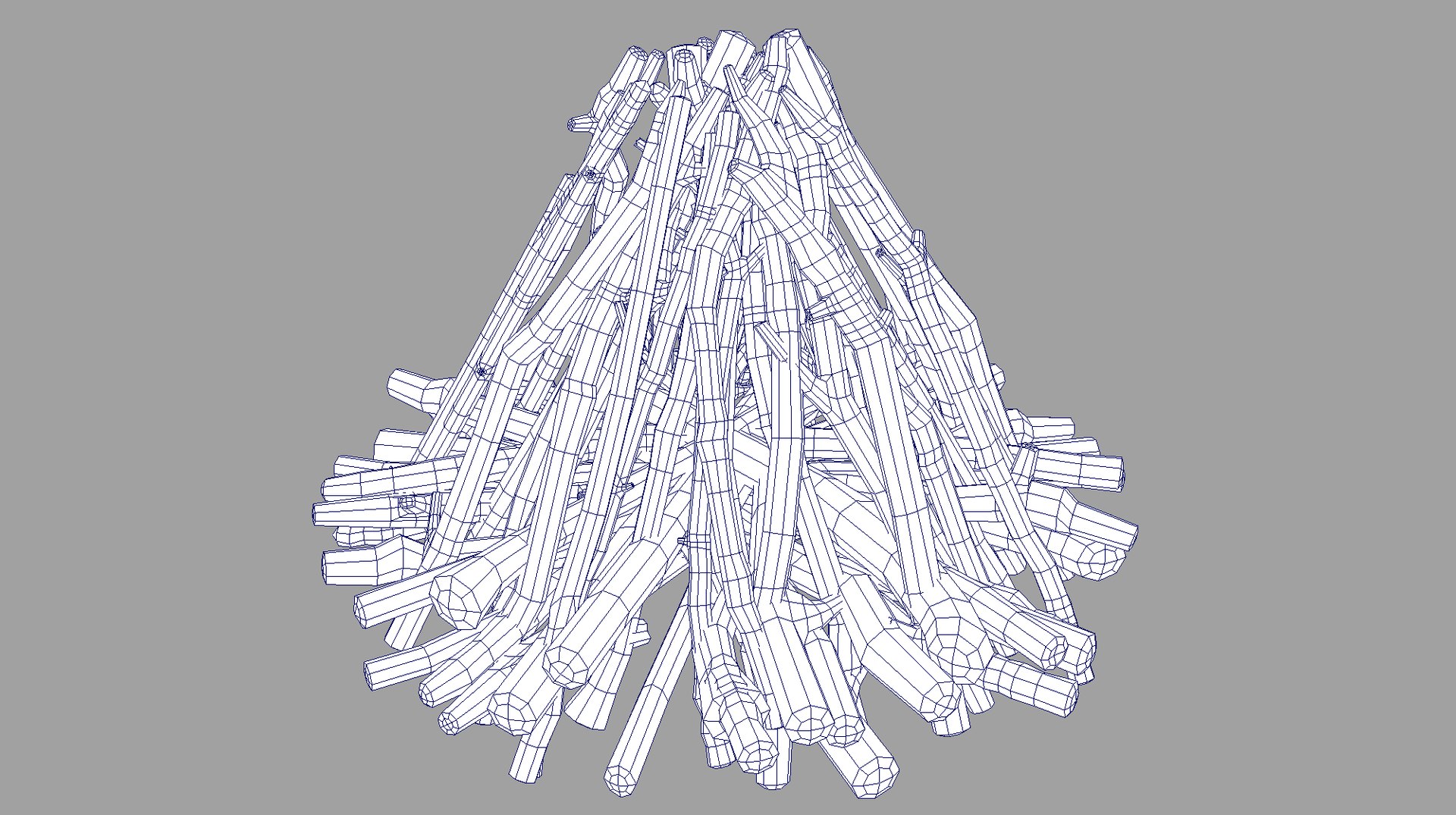 3d Campfire Volumetric Loop Animation