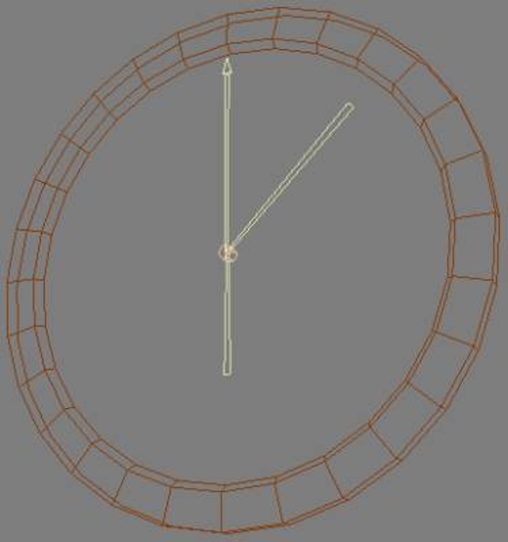 Free Clock Ready 3d Model
