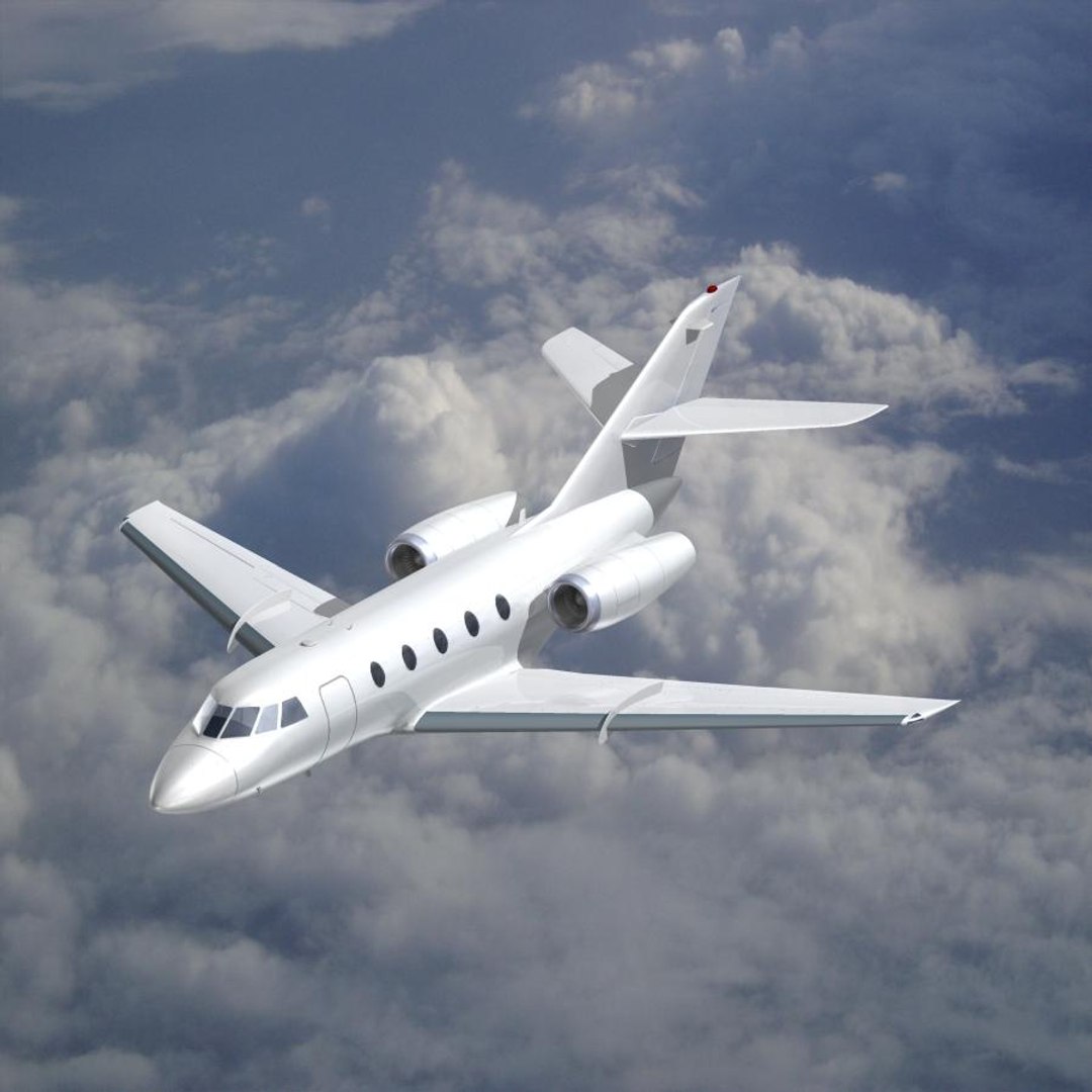 Dassault Falcon 20 200 3d Model