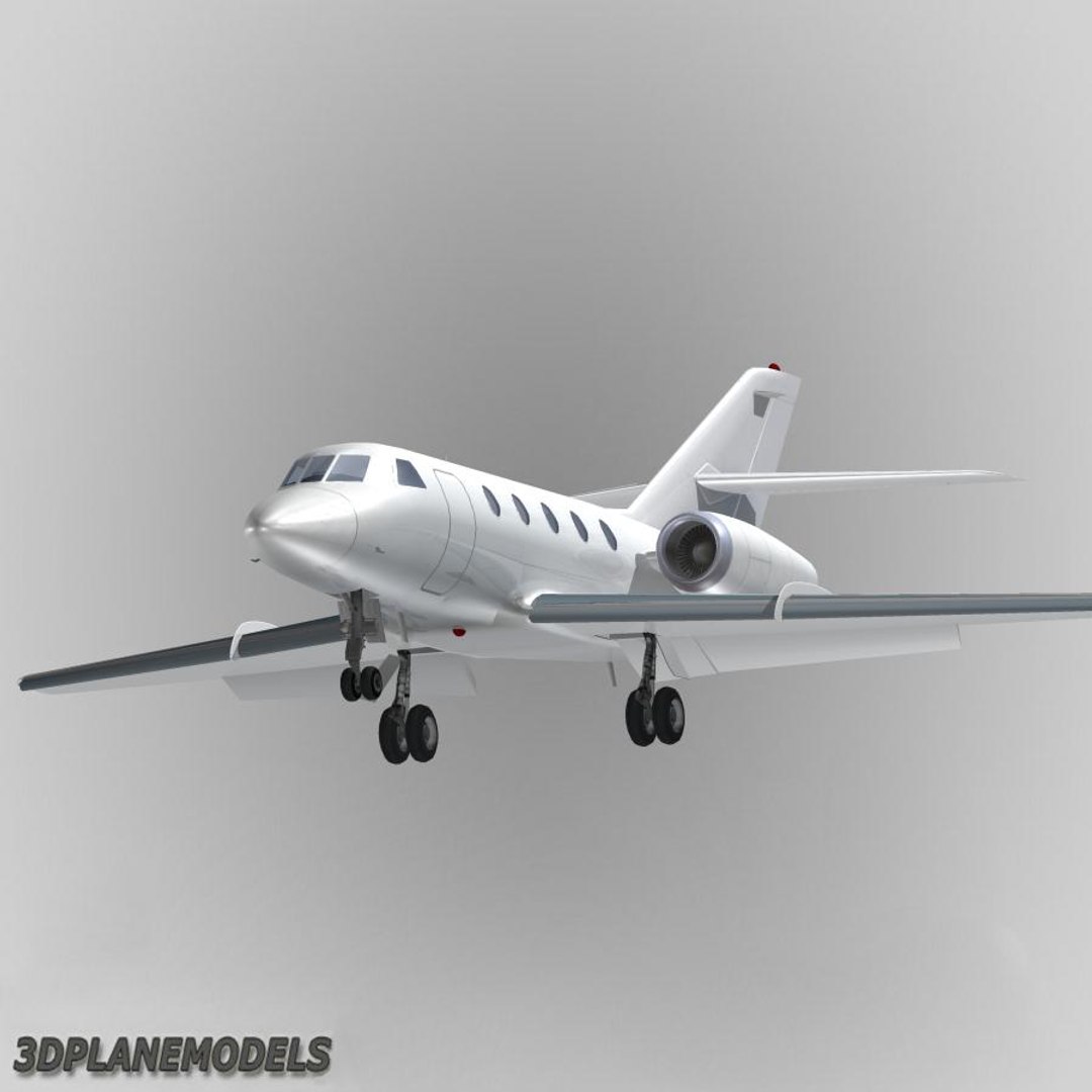 Dassault Falcon 20 200 3d Model