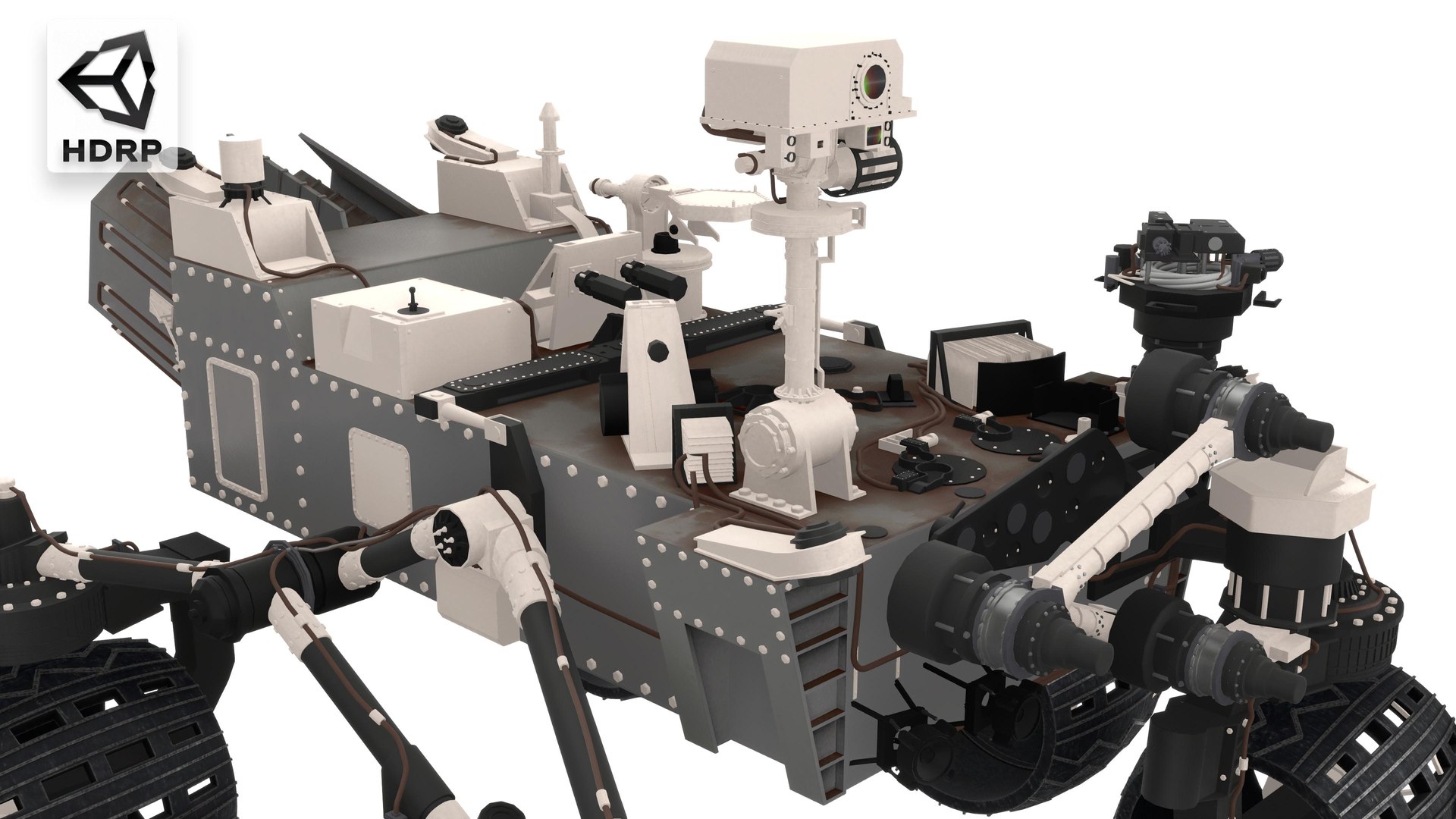 3D Mars Rover 3d Model Unity Hdrp - TurboSquid 2210349