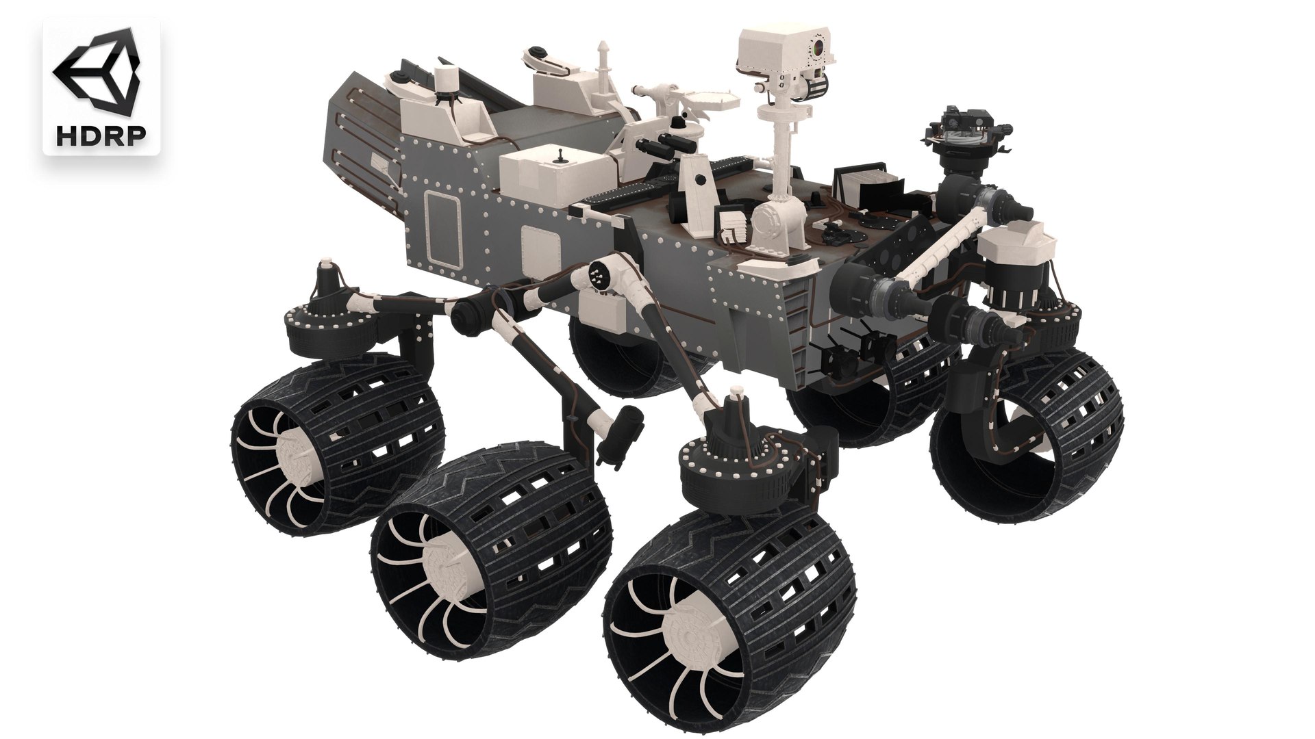 3D Mars Rover 3d Model Unity Hdrp - TurboSquid 2210349