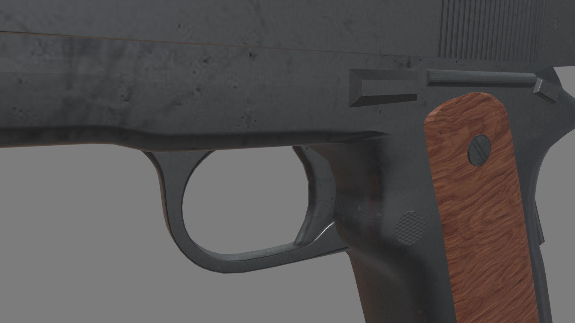 3D Low Poly Pistol 01 - TurboSquid 2237609