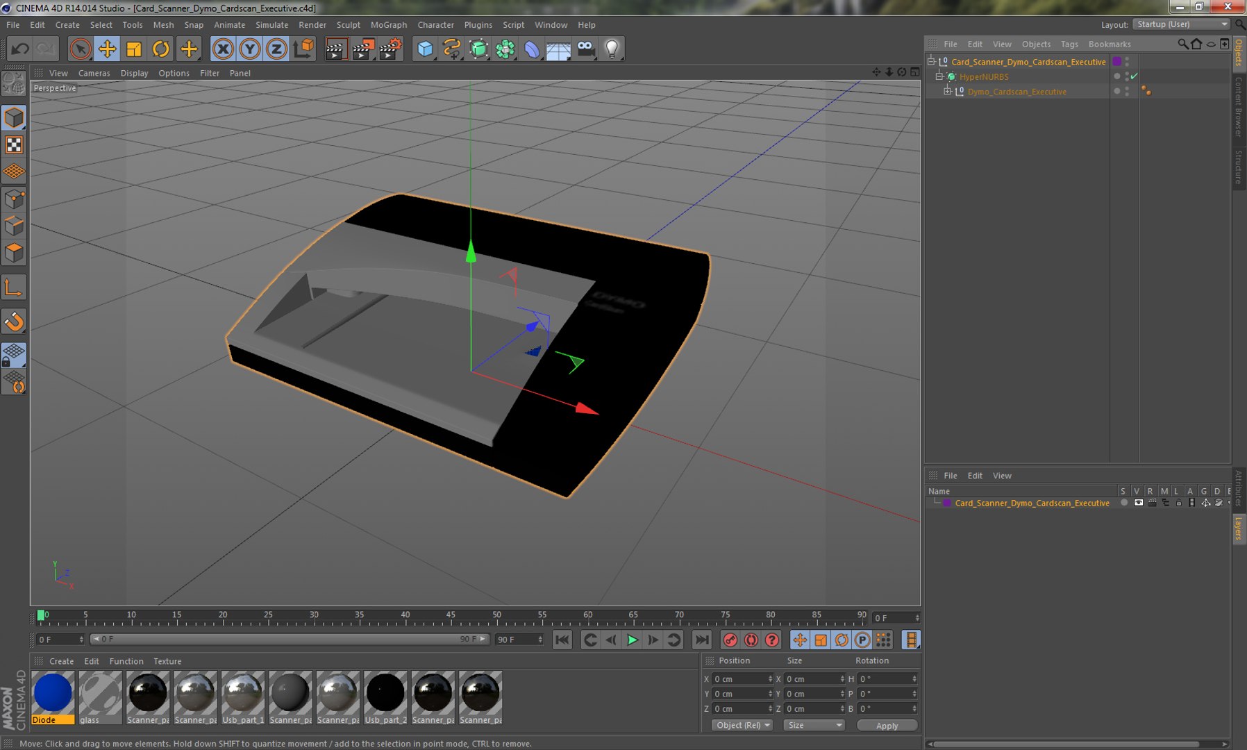 Card Scanner Dymo Cardscan 3D - TurboSquid 1191760