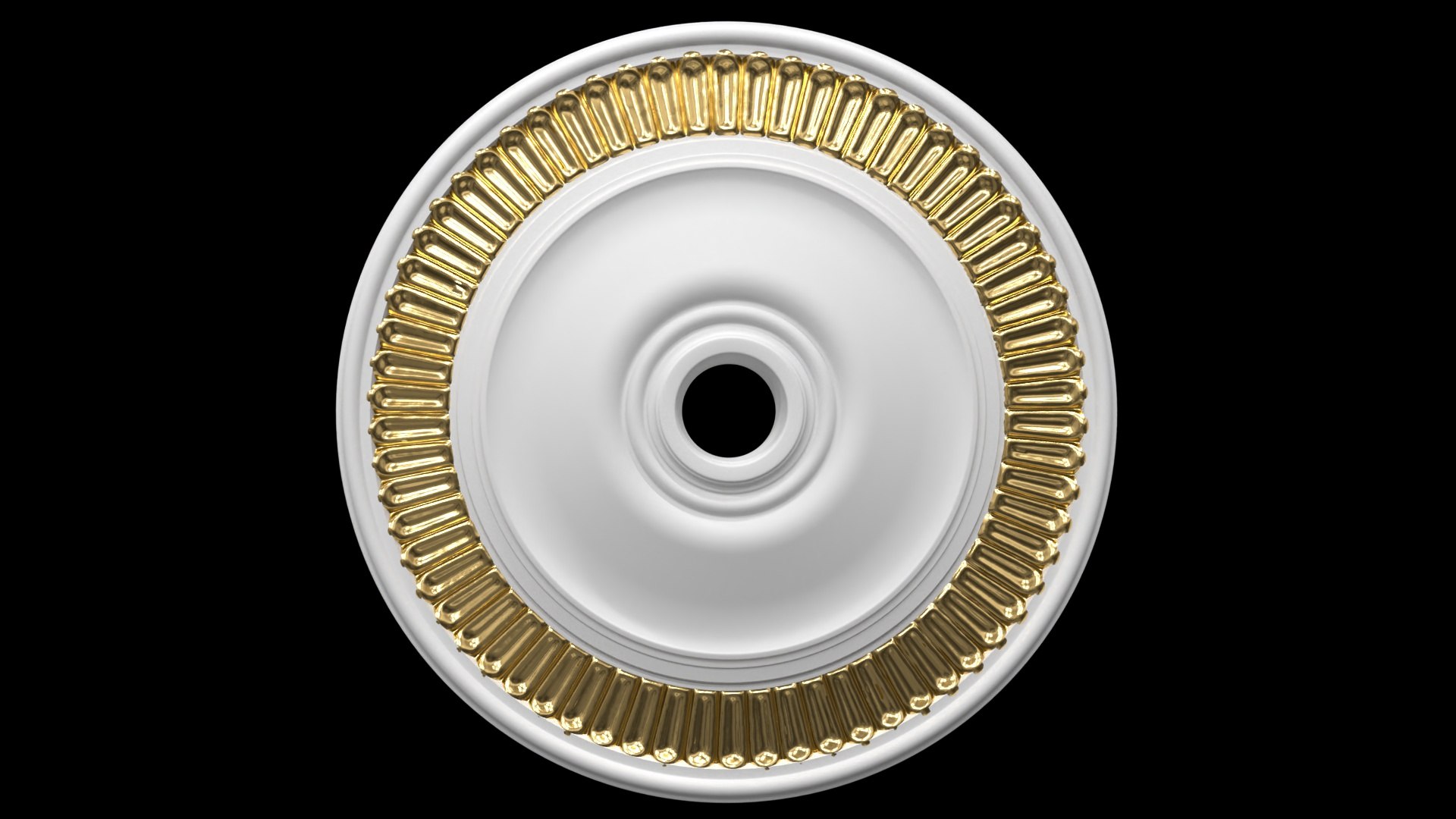 3D model Ceiling Sockets Gypsum Plaster DR7 - TurboSquid 2012639