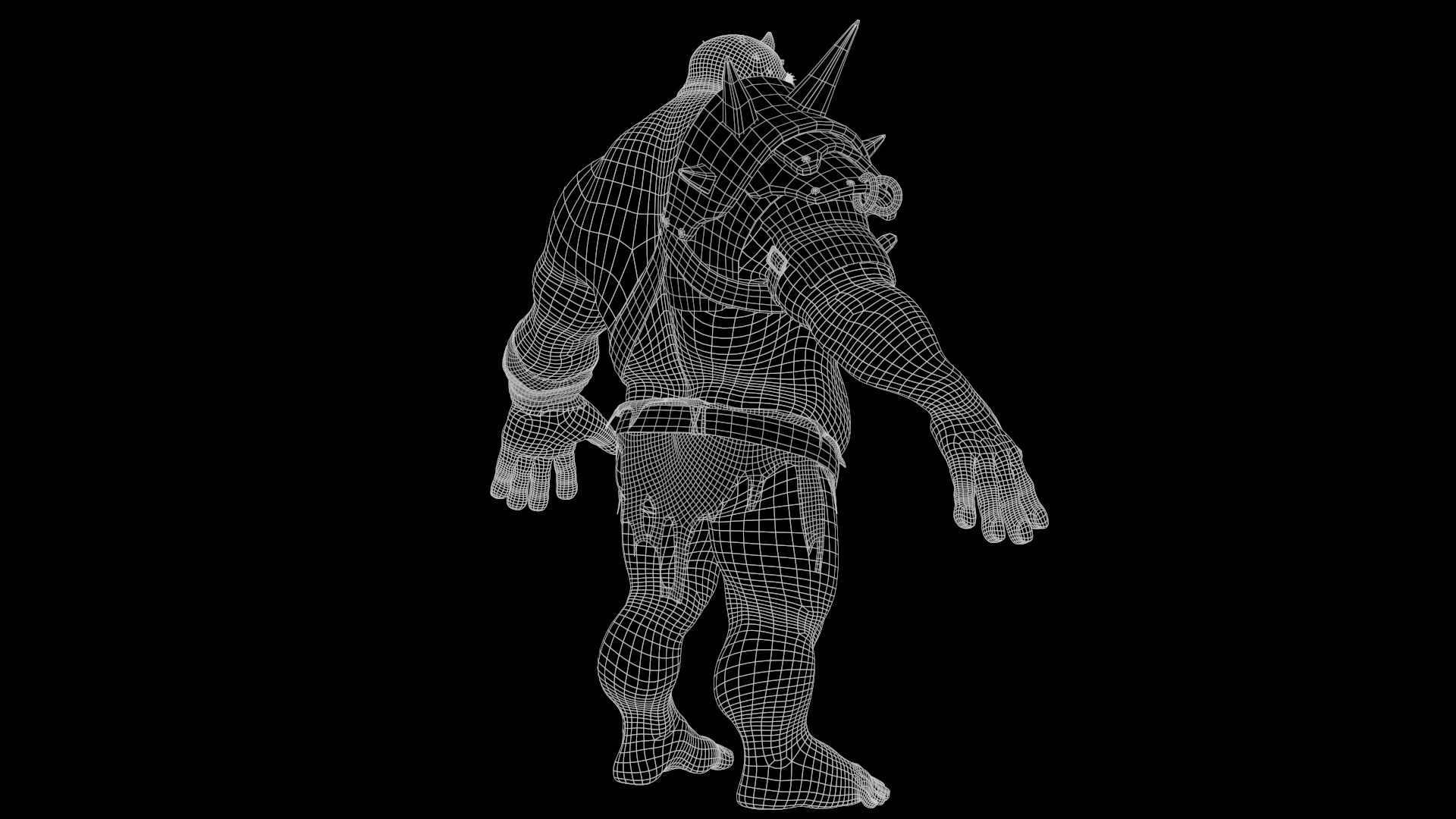 3D Character War Orc Model - TurboSquid 2039240