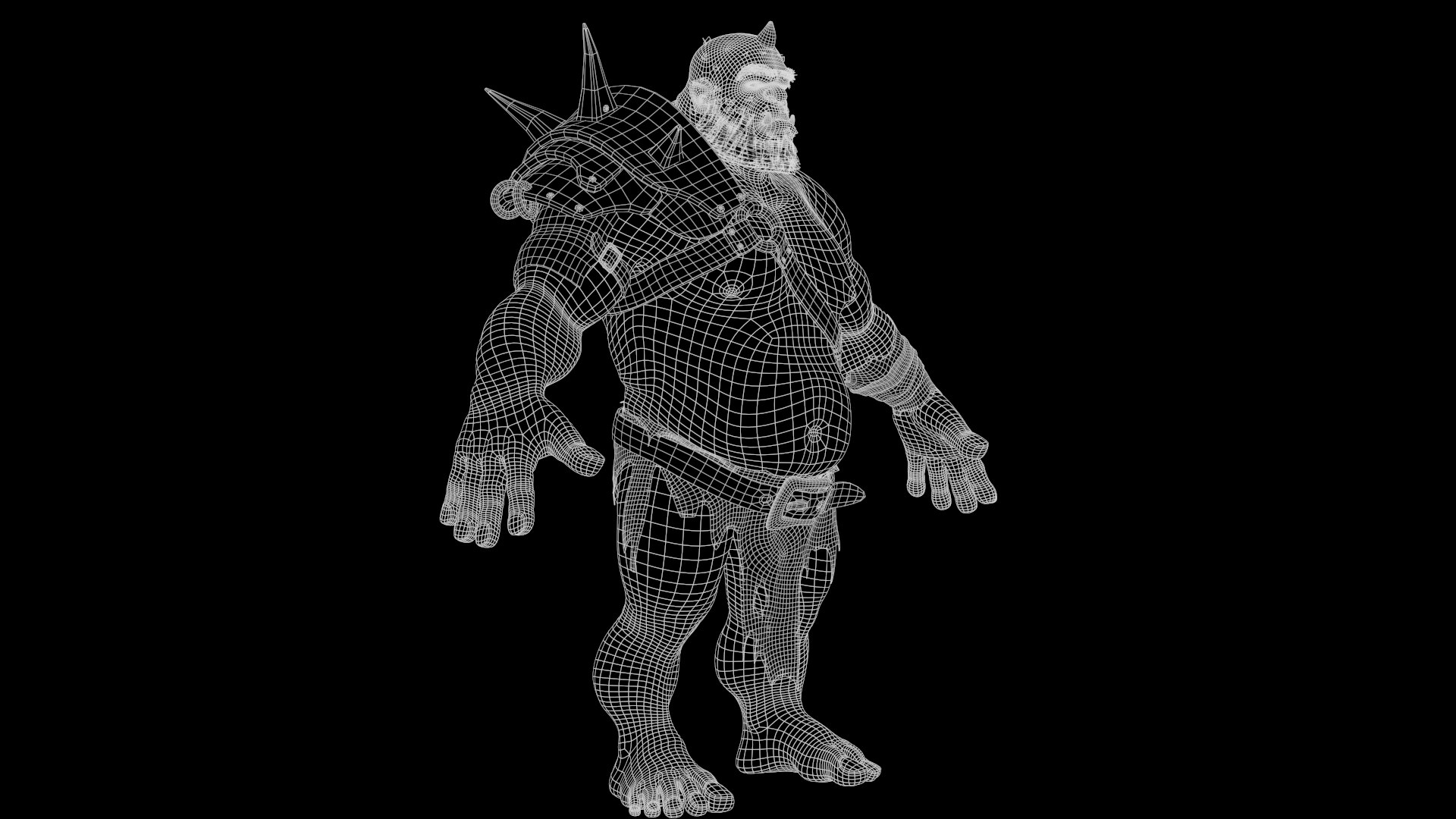 3D Character War Orc Model - TurboSquid 2039240