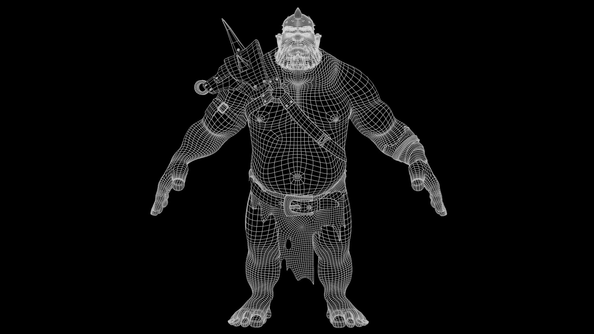 3D Character War Orc Model - TurboSquid 2039240