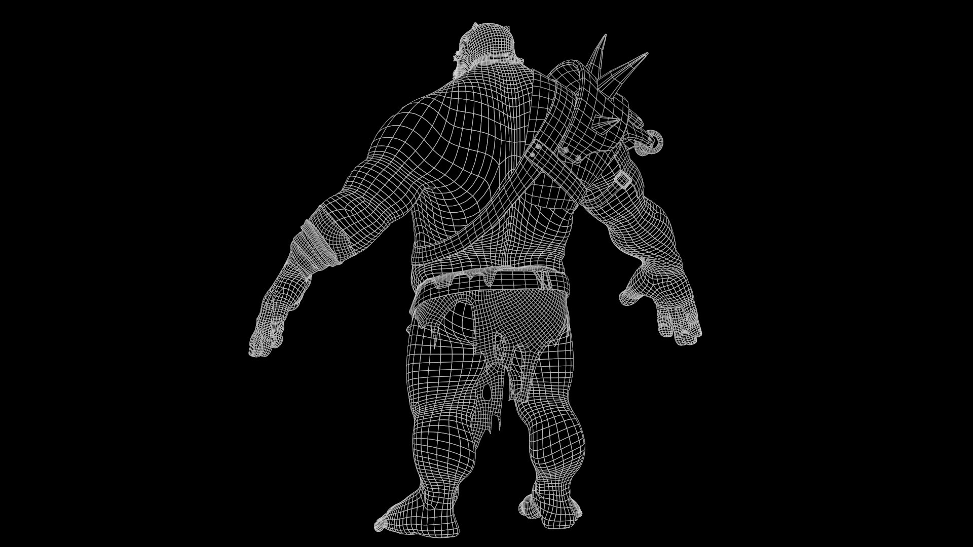 3D Character War Orc Model - TurboSquid 2039240