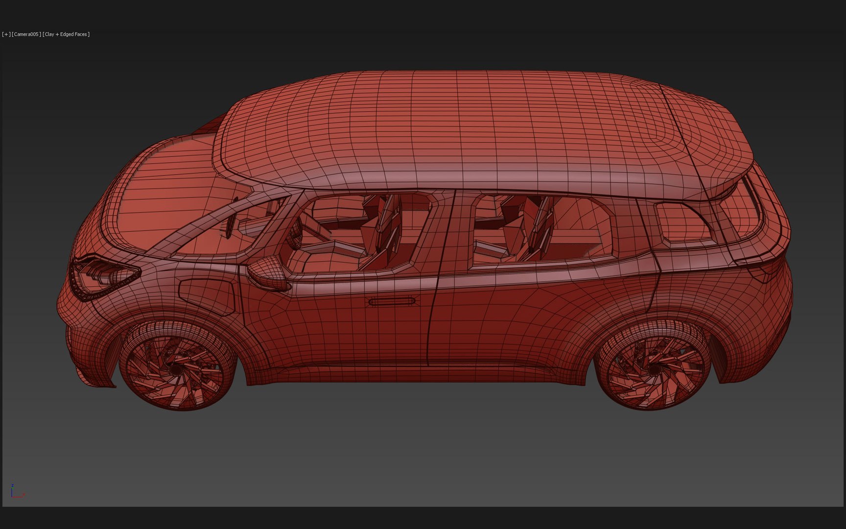 HD Generic Minivan EV 3D Model - TurboSquid 2245475