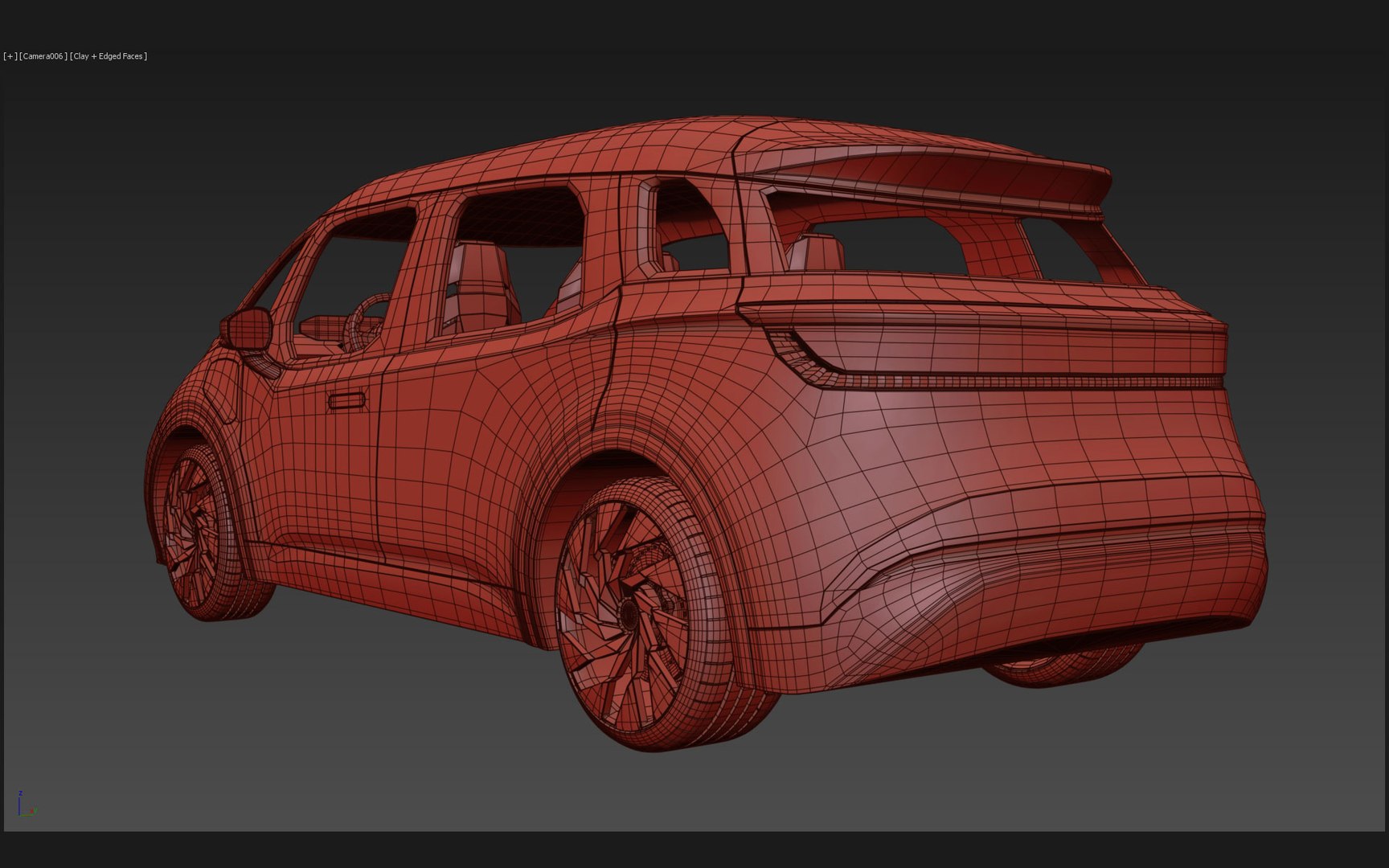 HD Generic Minivan EV 3D Model - TurboSquid 2245475