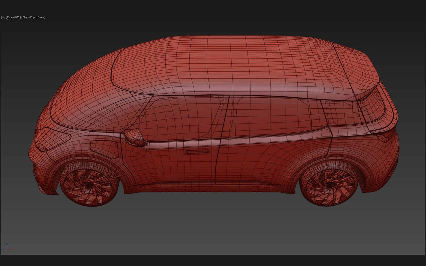 HD Generic Minivan EV 3D Model - TurboSquid 2245475