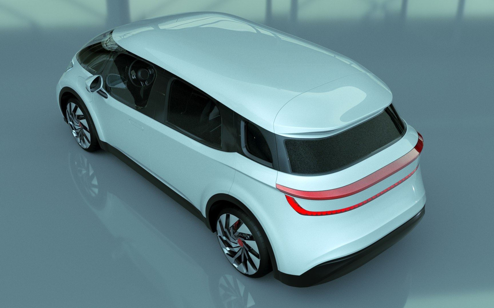 HD Generic Minivan EV 3D Model - TurboSquid 2245475