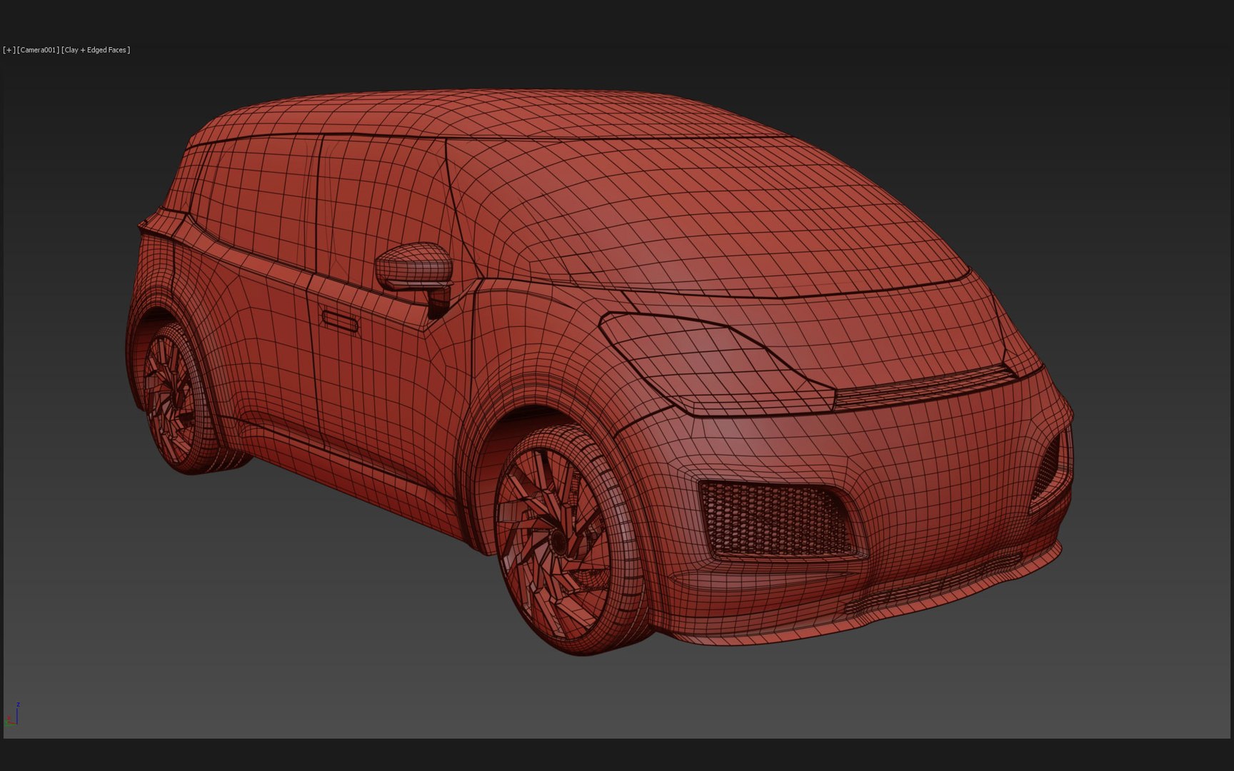HD Generic Minivan EV 3D Model - TurboSquid 2245475