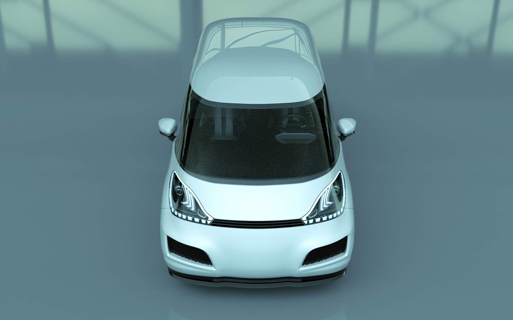 HD Generic Minivan EV 3D Model - TurboSquid 2245475