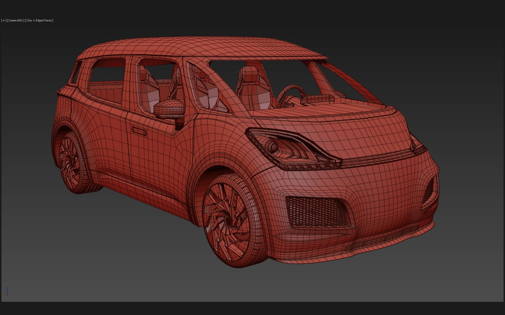 HD Generic Minivan EV 3D Model - TurboSquid 2245475