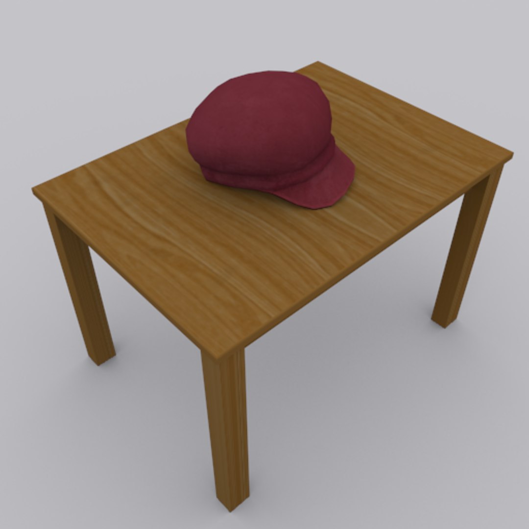 3ds cap modelled blender