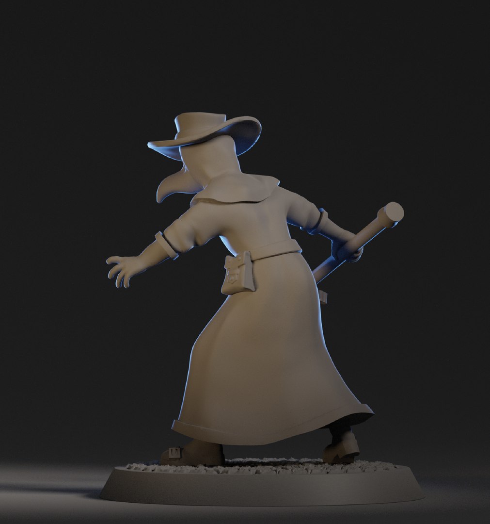 Free PLAGUE DOCTOR 3D - TurboSquid 2050294