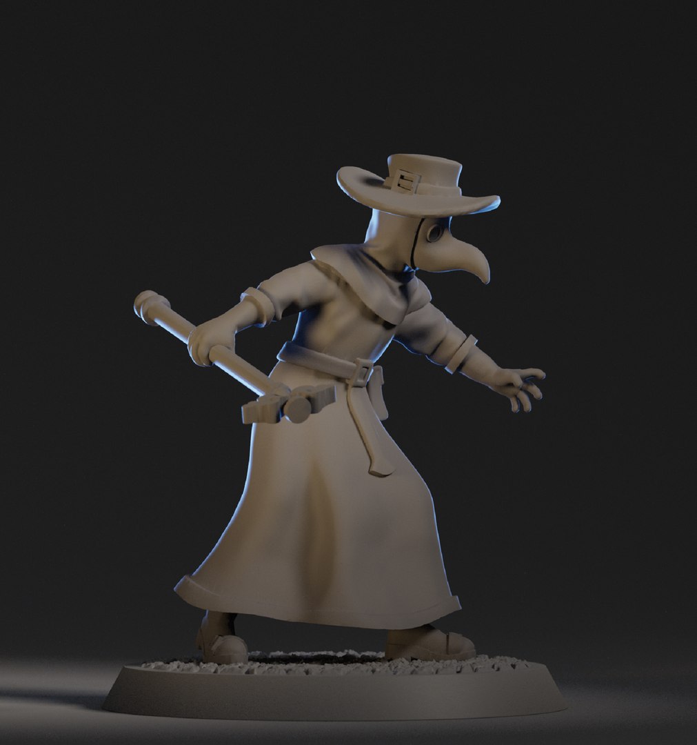 modelo 3d DOCTOR DE PLAGA gratis - TurboSquid 2050294