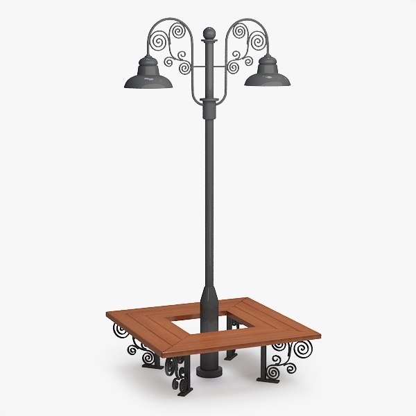 3d street lamp model