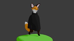 3D Low Poly Fox - TurboSquid 2012571