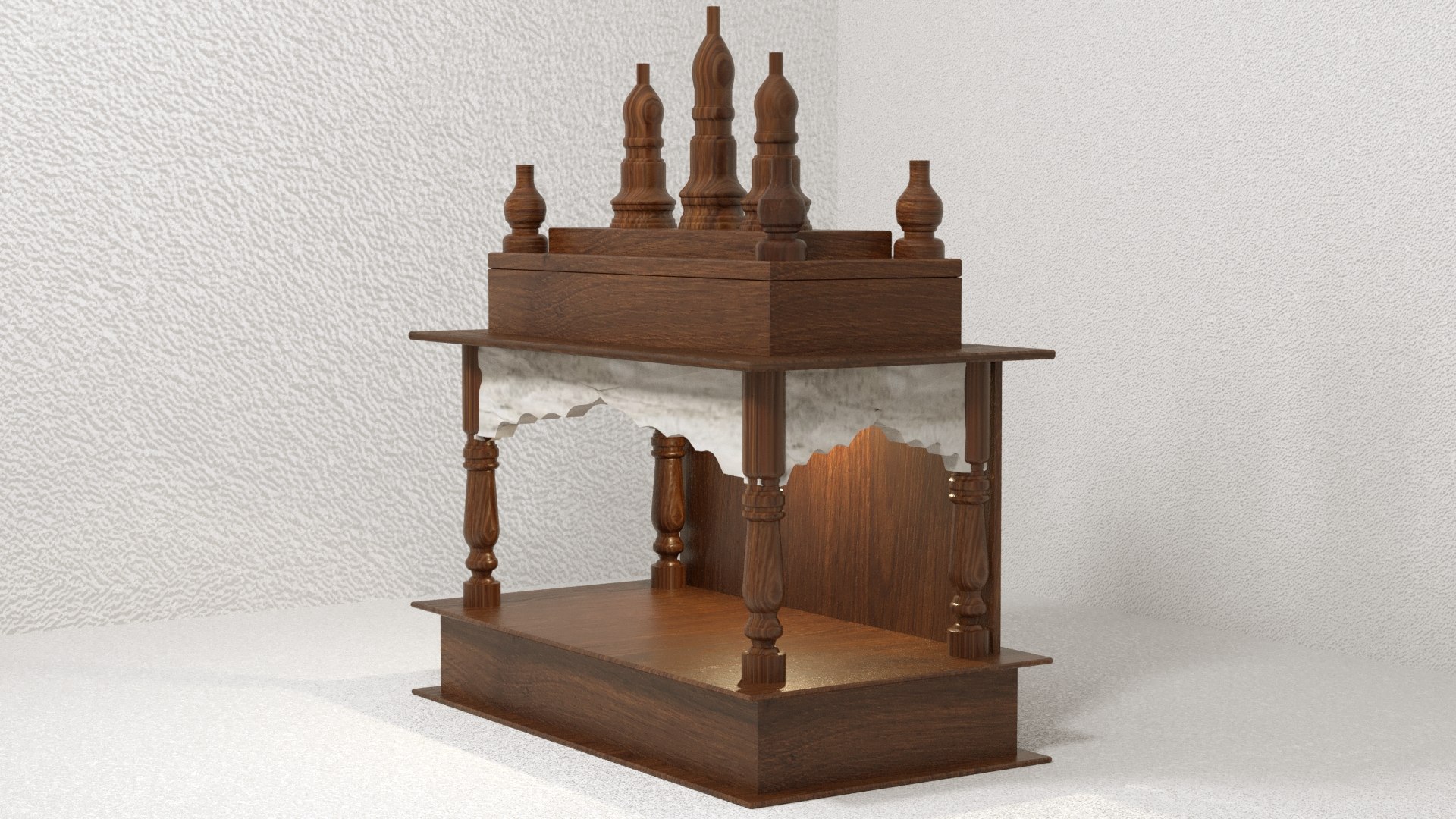 Pooja Stand 3D Model - TurboSquid 1898050