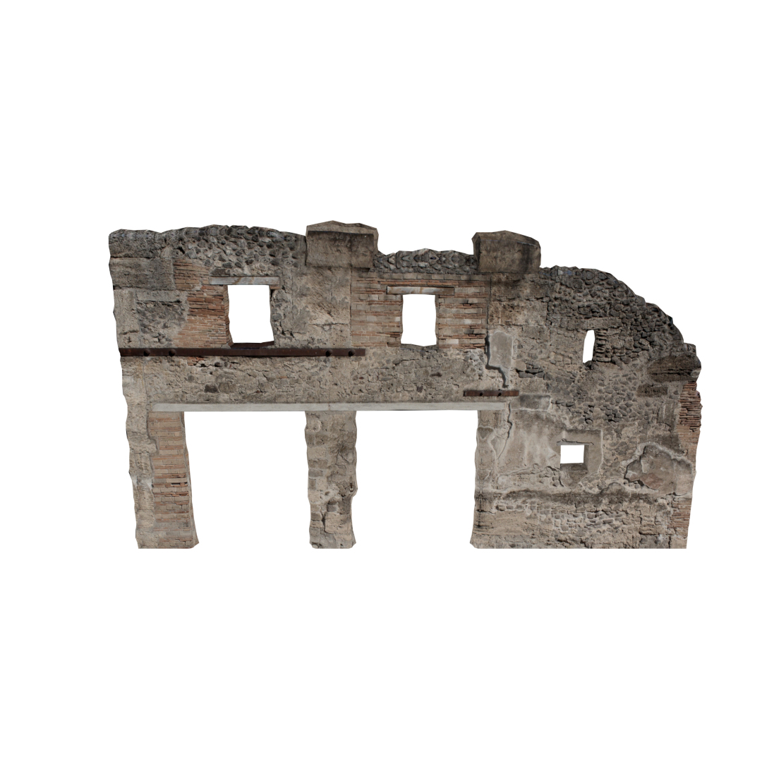 3d Model Ruined Wall 06