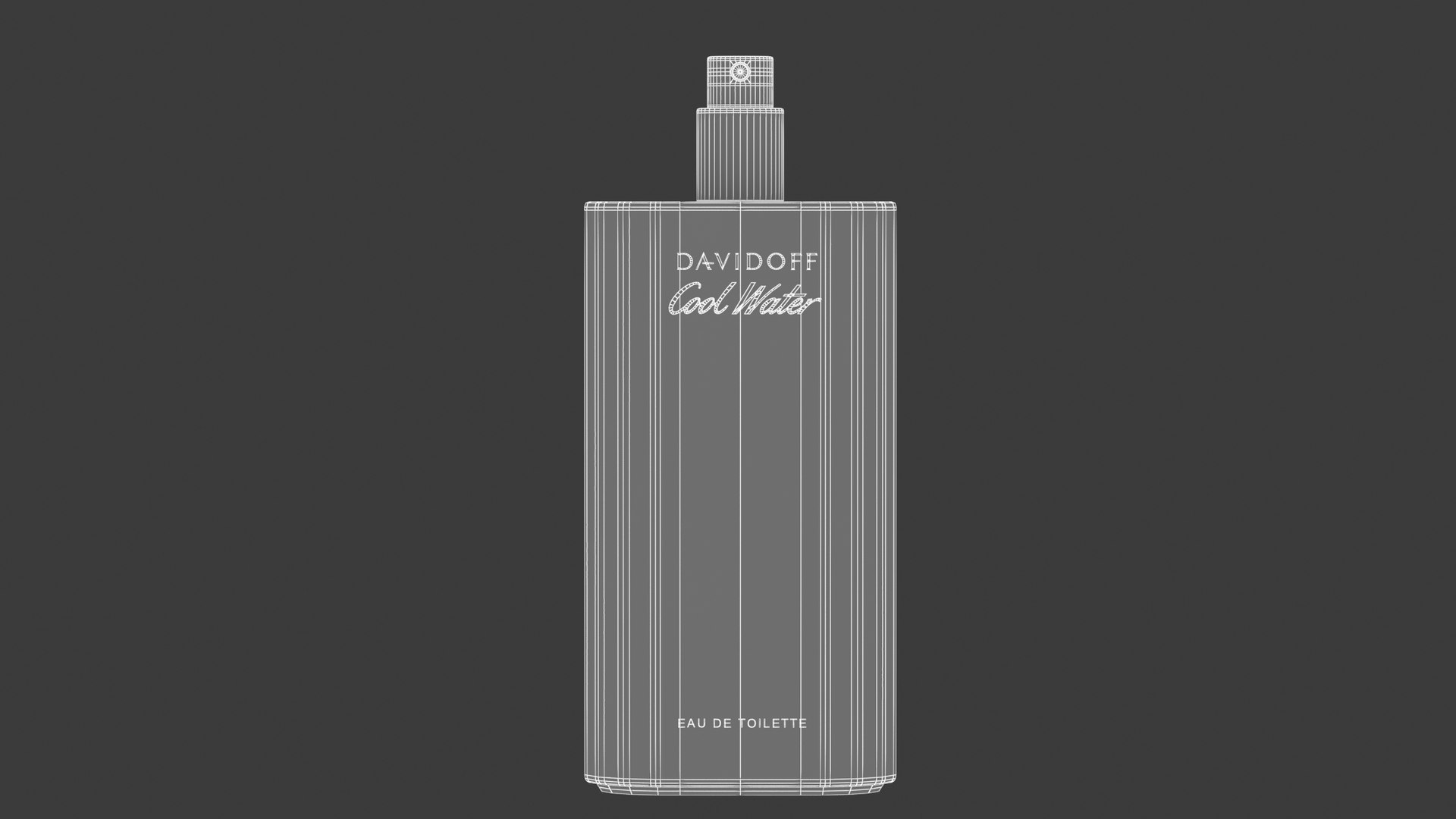 Davidoff Cool Water 125ml Perfume 3D Model - TurboSquid 2292747