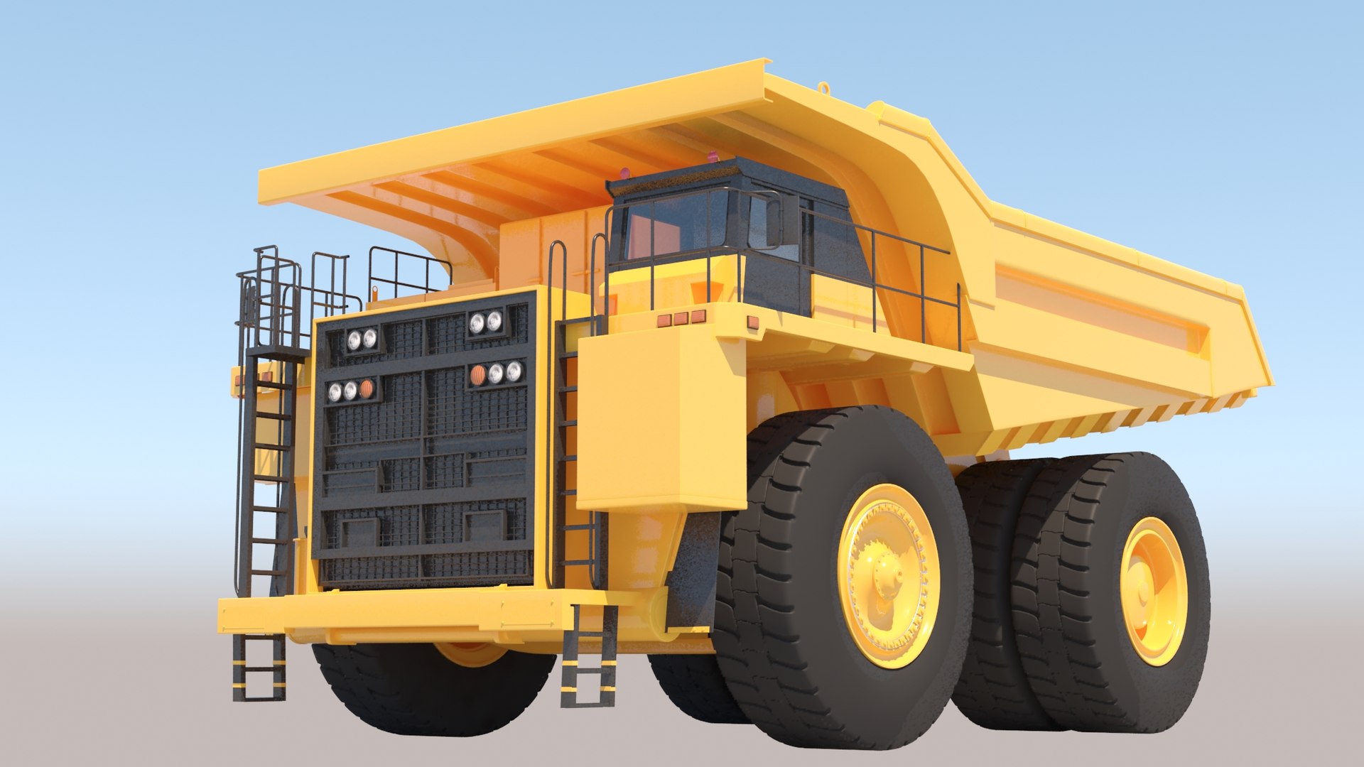 3D Mining Truck Model - TurboSquid 1975402