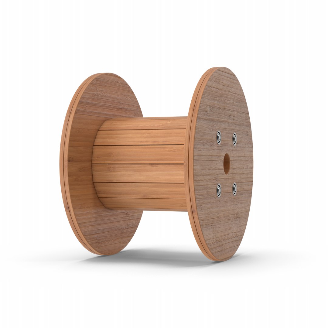 Wooden Cable Reel Drum 3D Model - TurboSquid 2016720