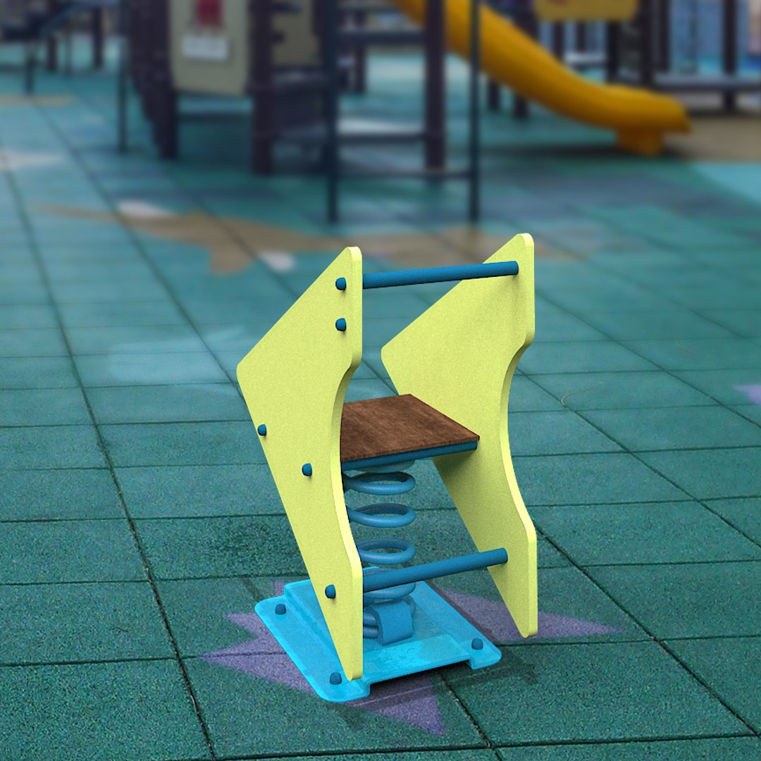 3D spring rider model - TurboSquid 1361691