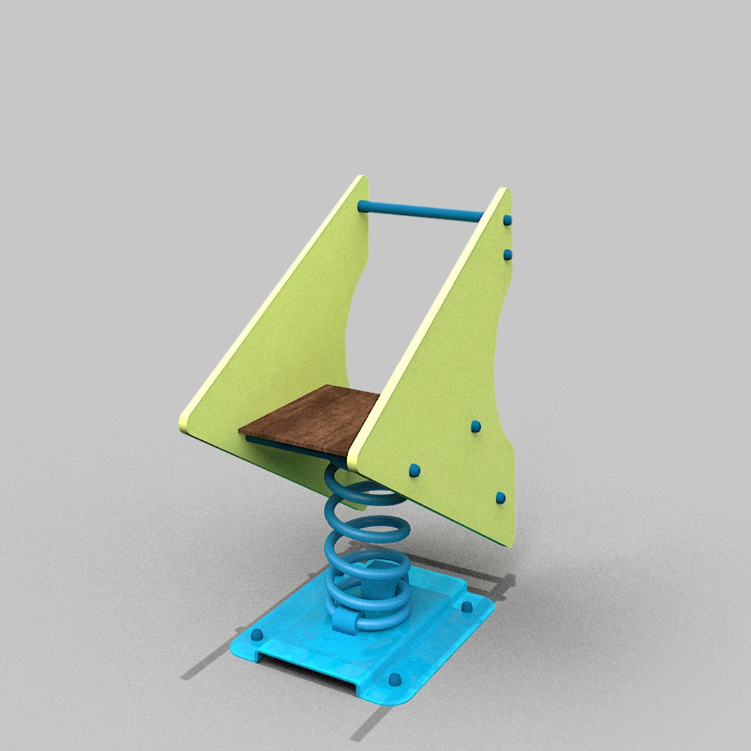 3D spring rider model - TurboSquid 1361691