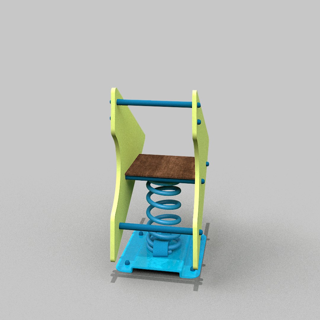 3D spring rider model - TurboSquid 1361691