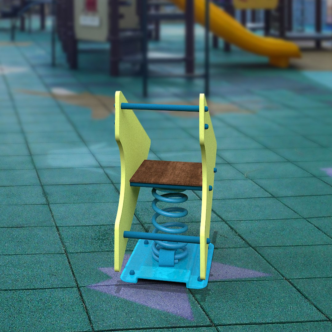 3D spring rider model - TurboSquid 1361691