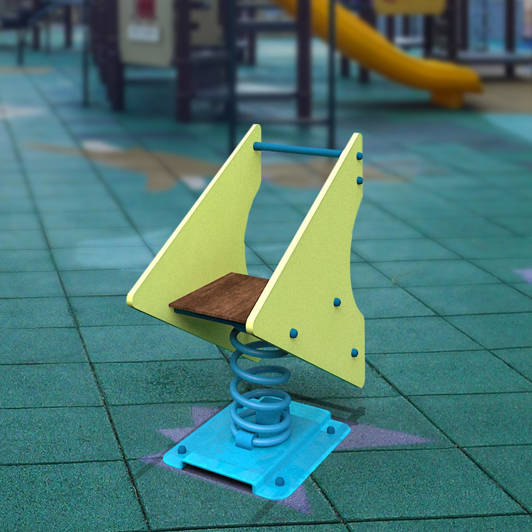 3D spring rider model - TurboSquid 1361691