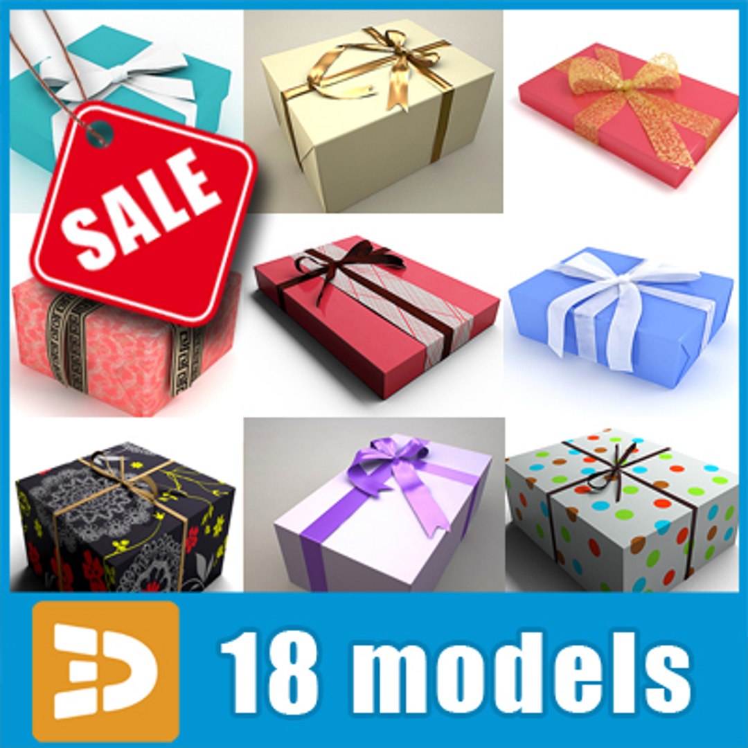 3d Model Gift Wrap
