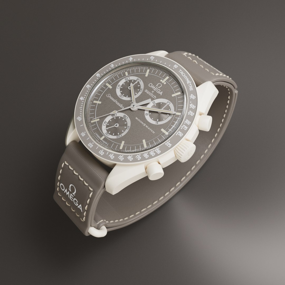 3D Model MoonSwatch Mission On Earth - Desert - TurboSquid 2245154
