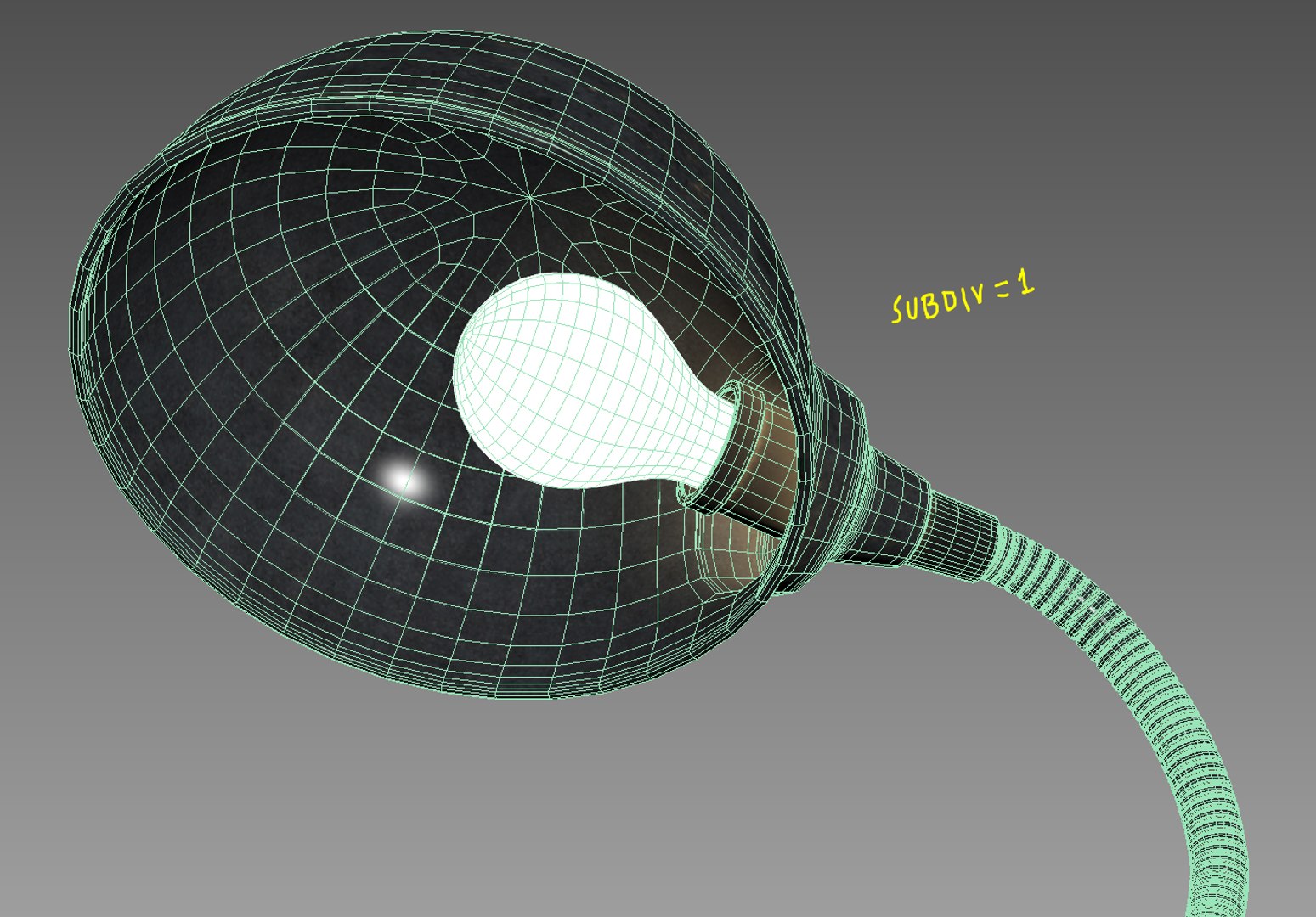 3d Model Gooseneck Lamp Light