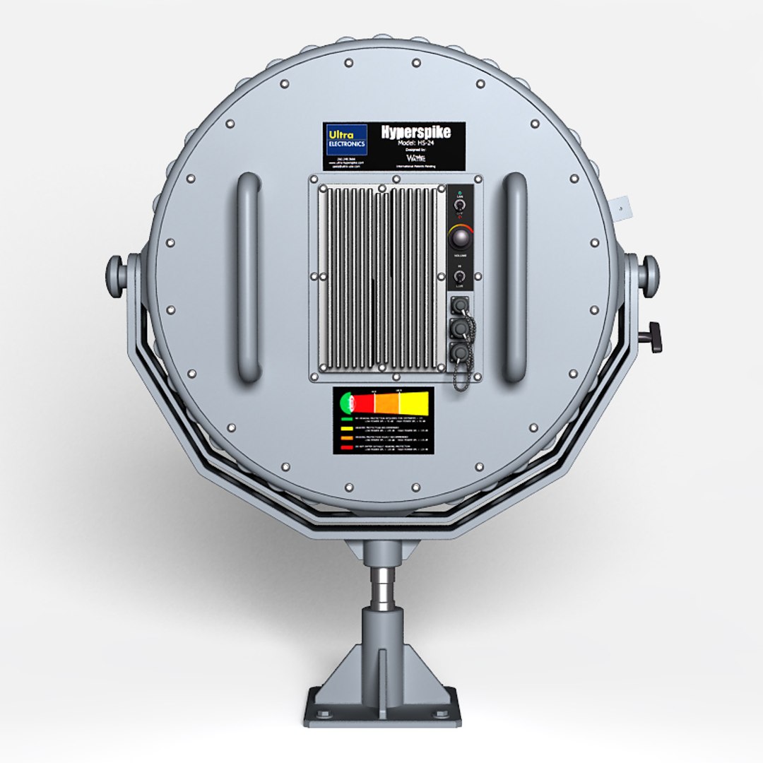 Acoustic Weapon Hs-24 3d Model