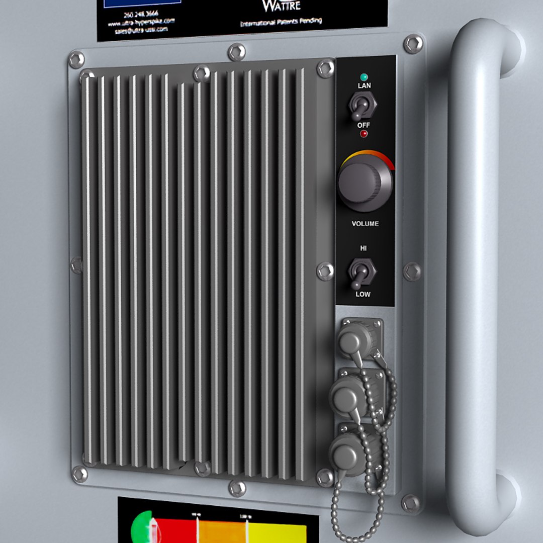 Acoustic Weapon Hs-24 3d Model