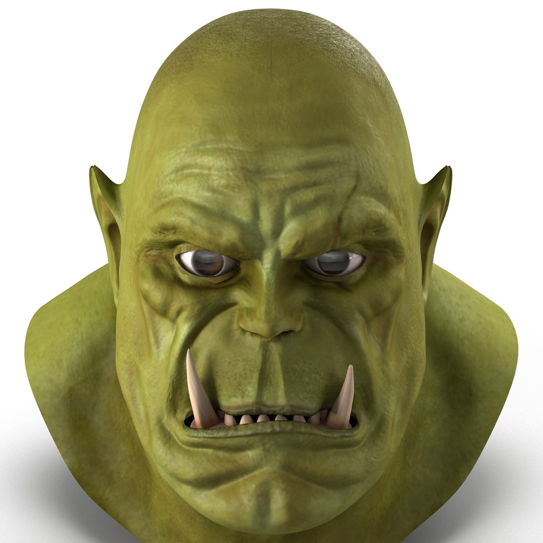 3d Model Of Orc Head