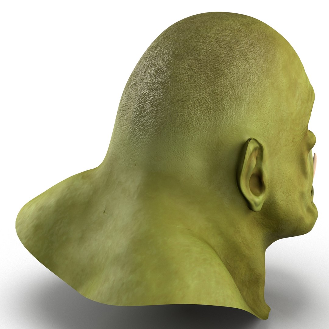 3d Model Of Orc Head