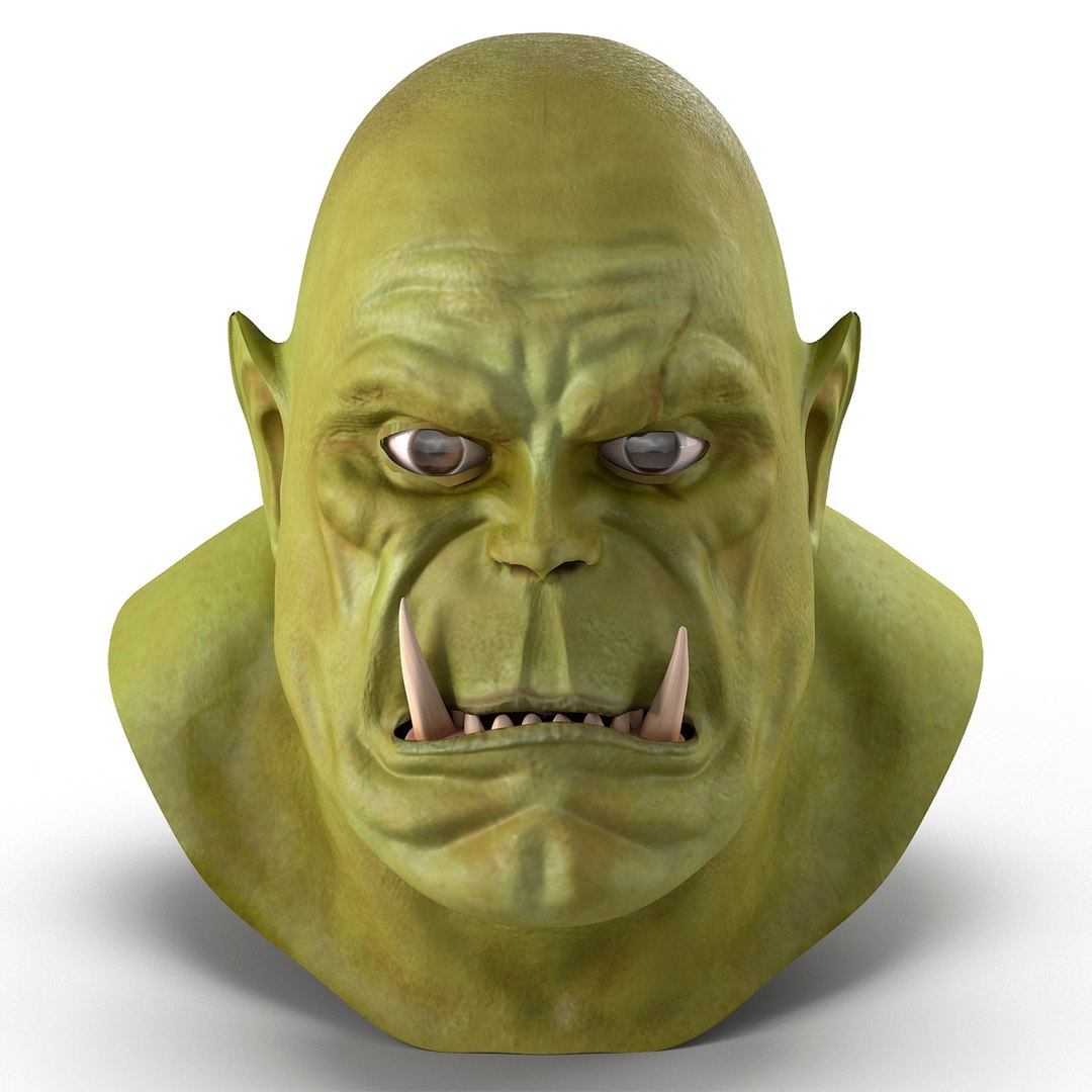 3d Model Of Orc Head