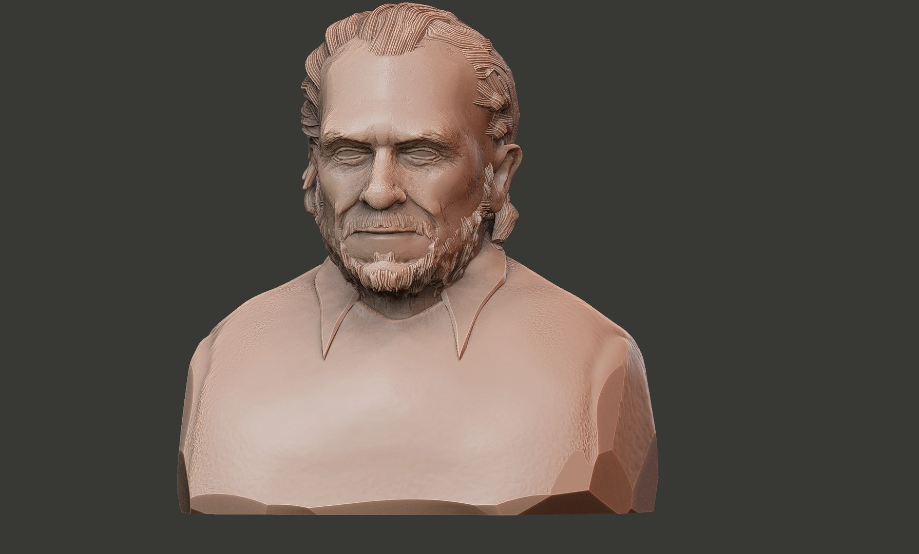 3D Henry Charles Bukowski model - TurboSquid 2139655