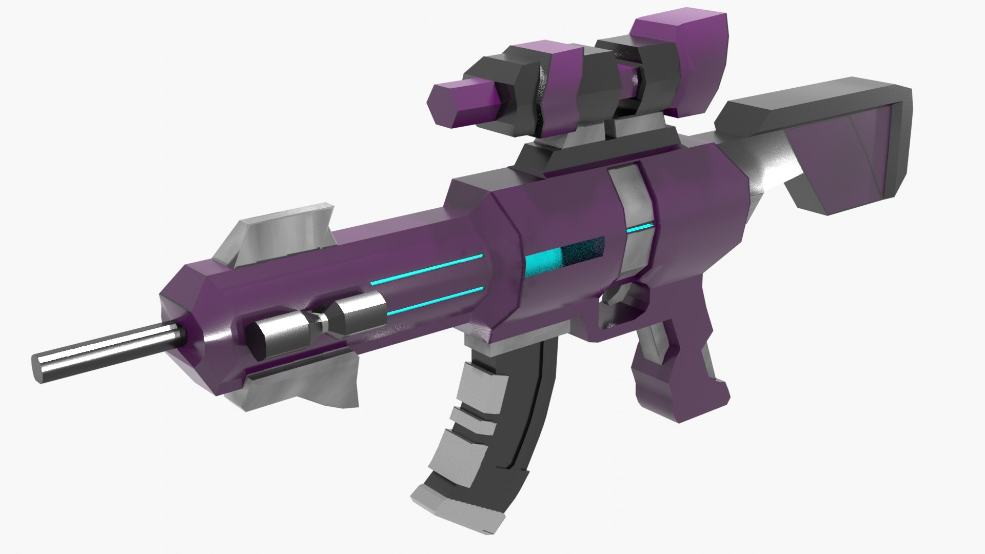 3D Model Sci-Fi Sniper Rifle - TurboSquid 2086422